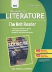 Holt Elements of Literature: The Holt Reader Sixth Course, British Lit ...