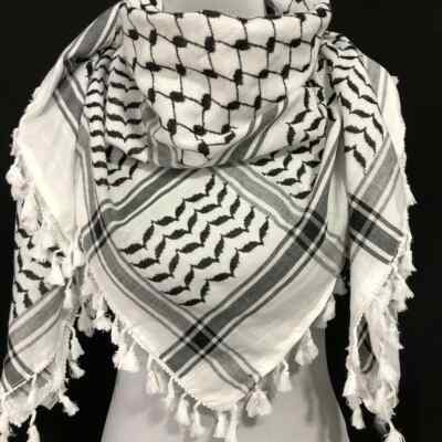 Shemagh Keffiyeh Arab Scarf Palestine Arafat Style Head & Neck scarf ...