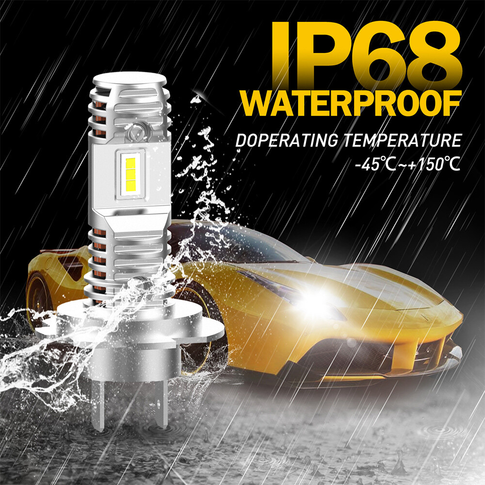 AUXITO 2x H7 100w Car LED Light Bulbs Headlight Driving Lamp 6500K ...