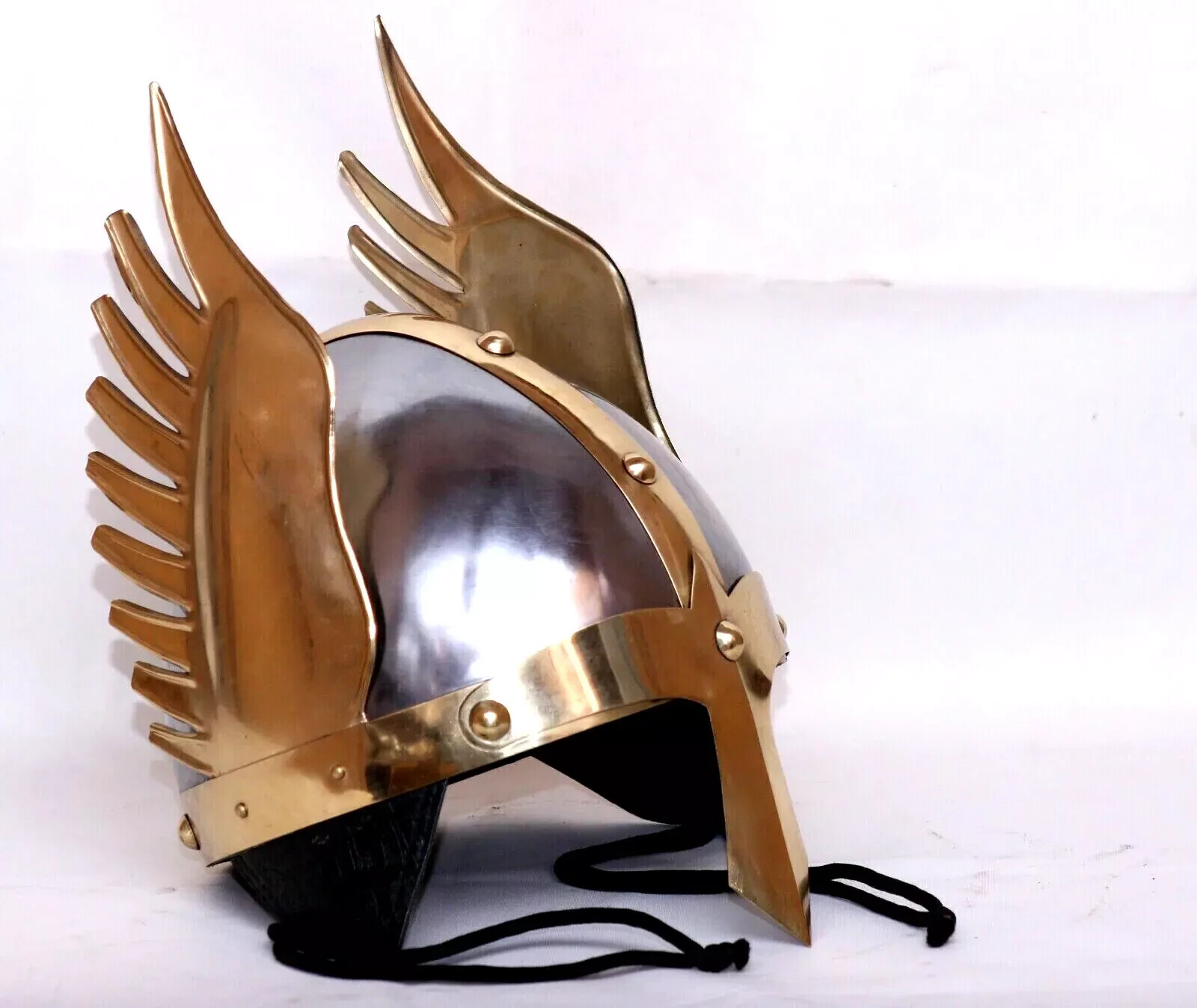 Viking Medieval Knight Helmet Armor Winged Norman Christmas Spartan ...