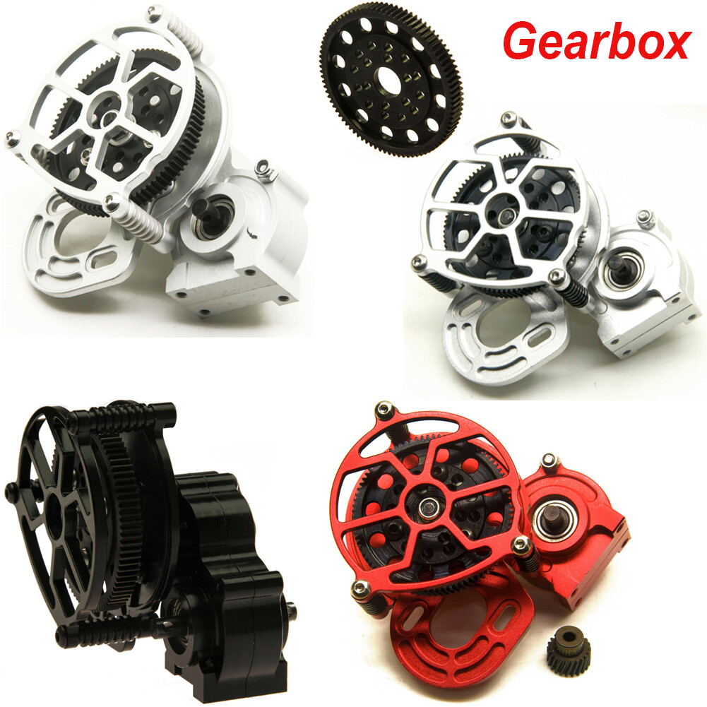 CNC Alloy Transmission Case Gearbox Gear for 1/10 RC Axial SCX10 AX10 ...