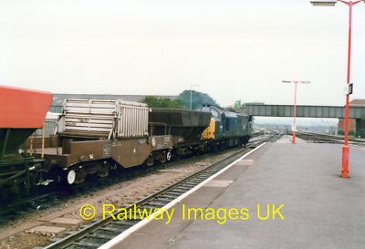 Railway Photo 6x4 Class 37 37073 BR Blue Nuclear Flask Train Westbury ...
