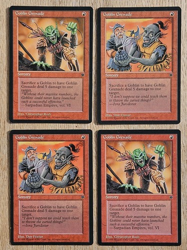 MTG - (x15) Goblin Cards, Various sets & Various Condition. | eBay