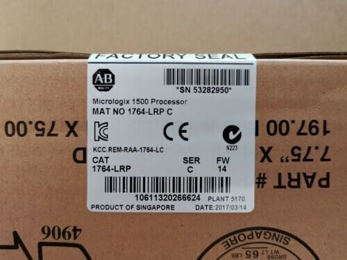 New Allen-Bradley AB 1764-LRP SER C MicroLogix1500 Processor PLC 1764LRP US | eBay