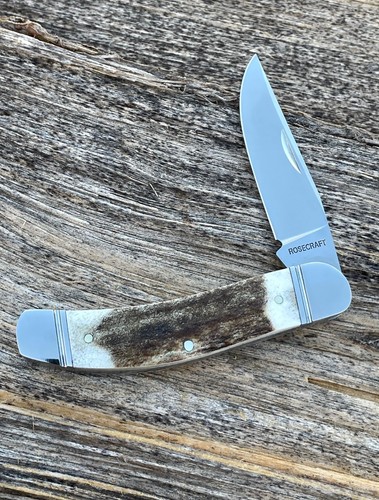 ROSECRAFT STINKING CREEK STAG SOWBELLY KNIFE KNIVES | eBay