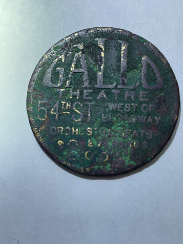 Gallo Opera House Brass Token | eBay