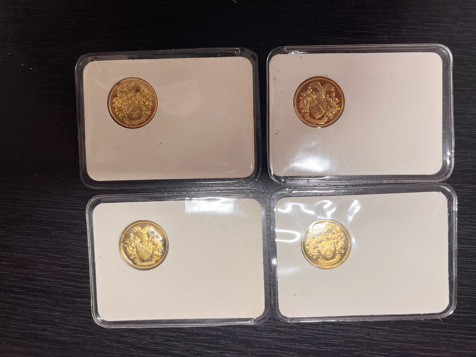 4 Franklin Mint Collectors Society Membership Sterling Silver Gold ...