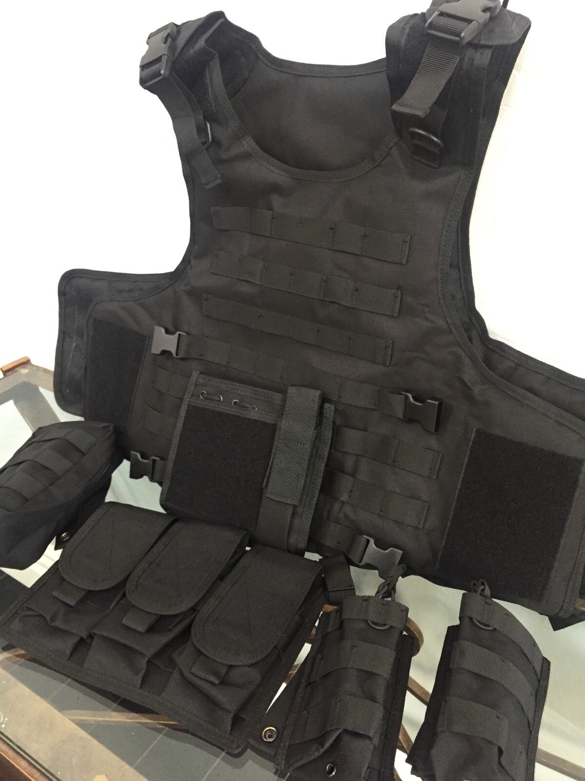 Tactical bulletproof vest FREE lllA body armor Insert Plates L XL 2XL ...
