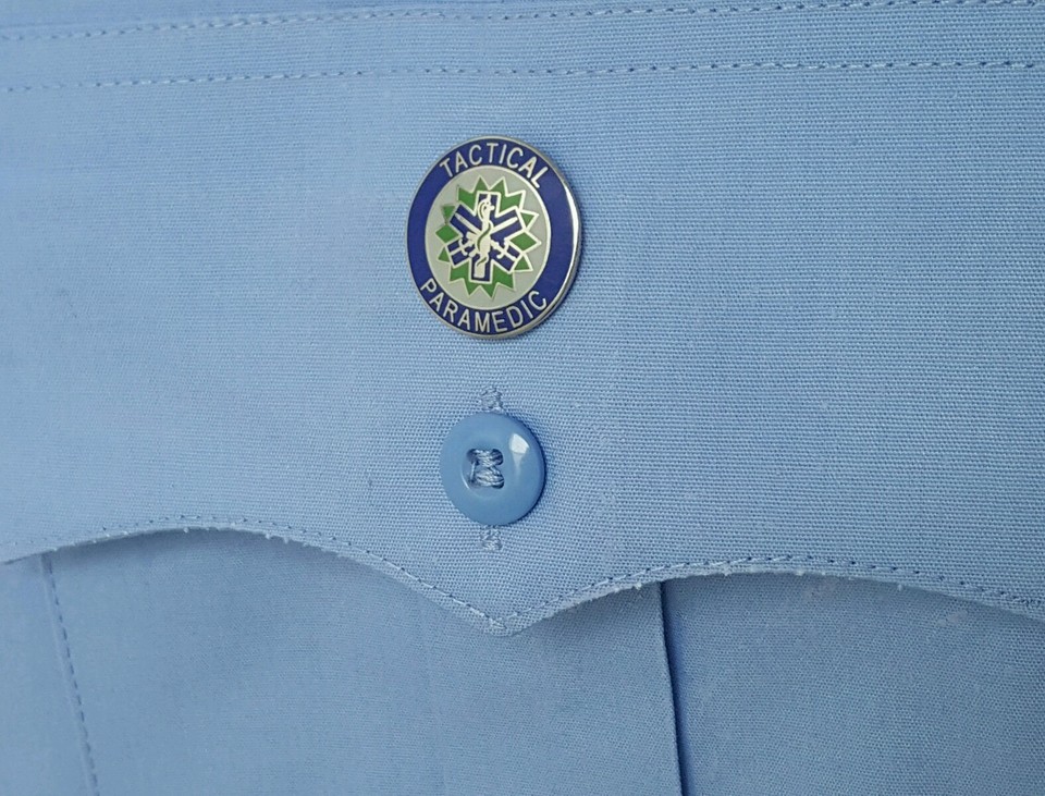 TACTICAL PARAMEDIC PIN: 7/8" Size, Silver (nickel) Plated, Item #318 | eBay