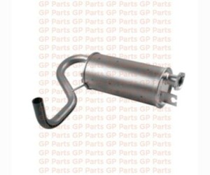 Toyota 17510-U2200-71, MUFFLER (Engines 4Y, 1DZ) 7FDU15,7FDU18,7FGCU25 ...