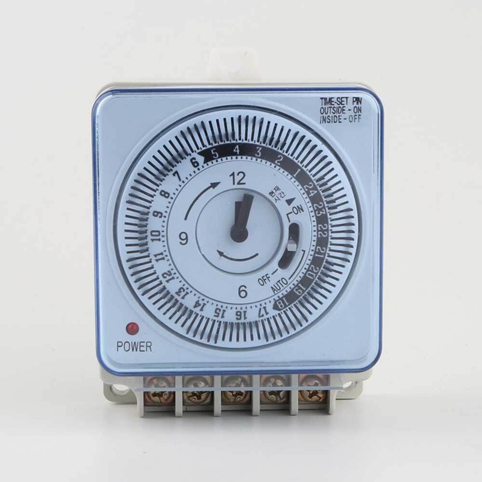 24 Hour Kitchen Timer Mechanical Immersion Heater Time Switch Socket ...
