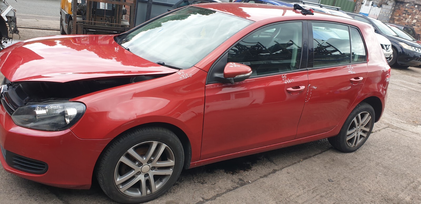 2010 GOLF MK6 1.4 TSI DSG CAX ENGINE 122 BHP IN RED PAINT CODE LA3S ...