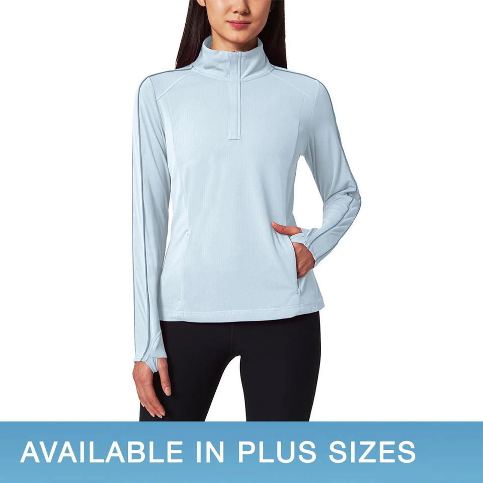 Mondetta Ladies' Quarter-Zip Pullover | eBay