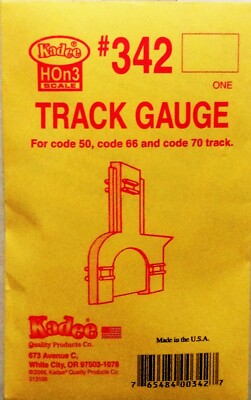 HO Scale Kadee #342 Track Gauge Code 55 66 and 70 HOn3 Track | eBay