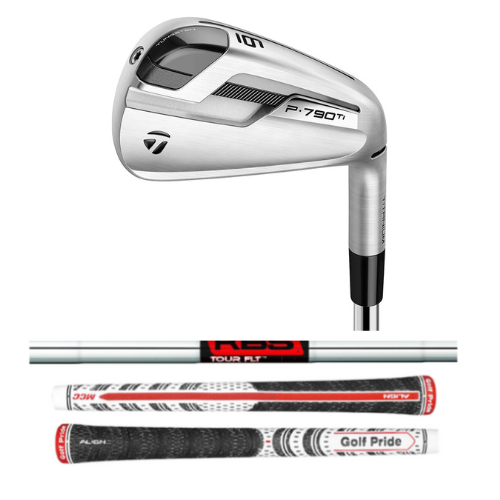 TaylorMade P790 Ti #7 Single Iron, KBS Tour FLT 110 Regular Flex Shaft ...