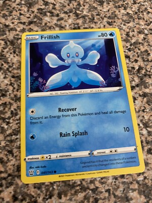 Pokemon Card Battle Styles 041/163 41/163 Frillish Common | eBay Australia