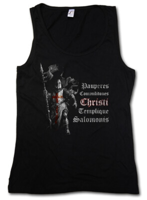 TEMPLAR I TANK TOP Cross Templerkreuz Knight Ritter Ordo Orden Crusade ...
