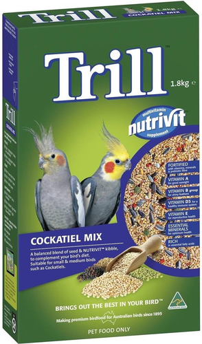 Trill Cockatiel Seed Mix Bird Food 1.8 Kg | eBay Australia