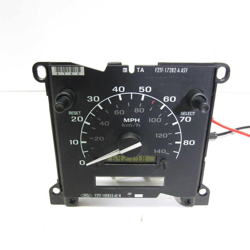 1992-1996 Ford F150 F250 F350 Bronco Instrument Cluster Gauge Odometer ...
