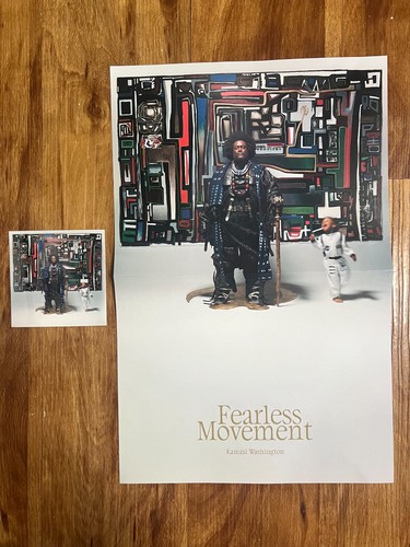 Kamasi Washington Fearless Movement Poster and Sticker Kendrick Lamar ...