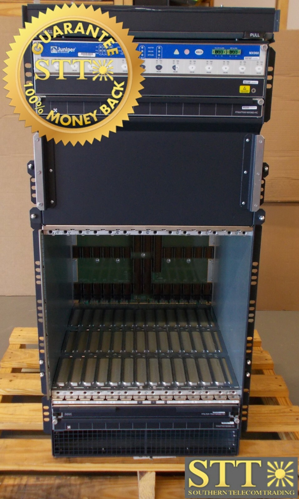 JUNIPER MX960 ROUTER W/FANS & 1- DCJ17001-01P 2- DCJ41001-01P 1- CRAFT ...