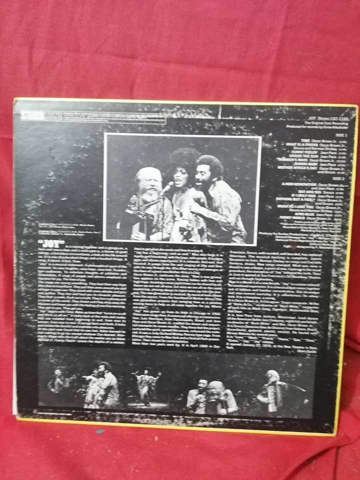 Joy Oscar Brown Jr Jean Pace Sivuca Ost LP 1970 Italy Mint- Promo White ...