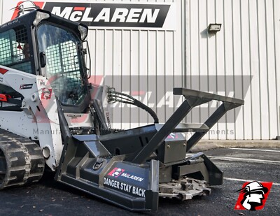 60" Skid Steer Disc Mulcher with Quick Attach 30-56 GPM | eBay