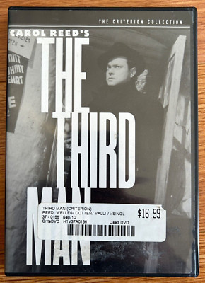 The Third Man DVD Criterion Collection 64 Carol Reed Orson Wells ...