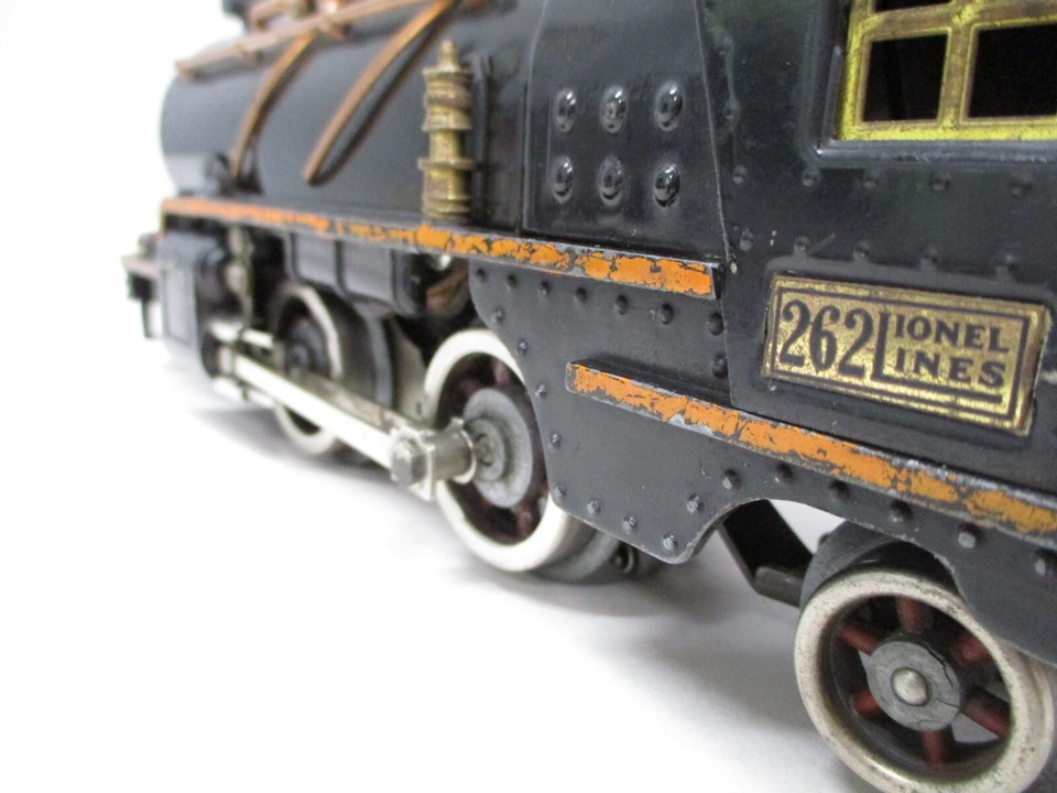 Lionel 262 Loco Rare Orange Stripe has Bent Cab Prewar O gauge X6643 | eBay