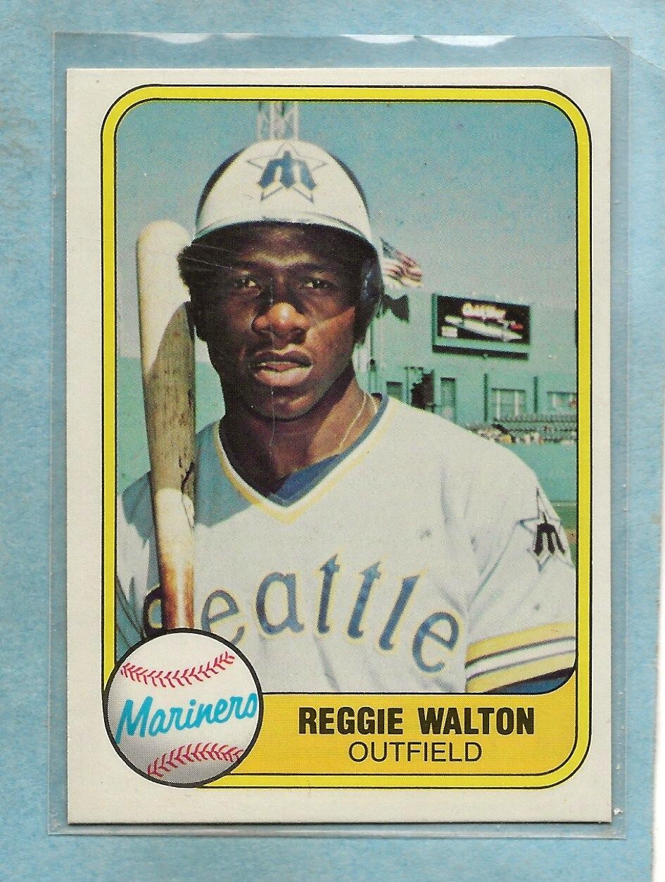 REGGIE WALTON - 1981 Fleer "Rookie" - #609 - Mariners - $1 Shipping | eBay