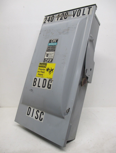 Siemens GNF324R 200 Amp 240V 3-P Non-Fusible Safety Switch 200A ...