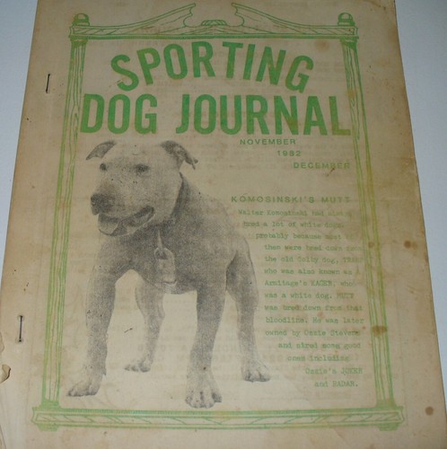 AMERICAN PIT BULL TERRIER SPORTING DOG JOURNAL NOV-DEC 1982. | eBay ...