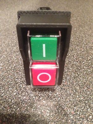 A KJD17 5-Pin Start / Stop No Volt Release Switch - Fits many workshop ...