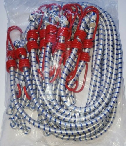 12 PACK 24" Bungee Cord HEAVY DUTY Tie Down Rubber Strap Cargo Tarp ...