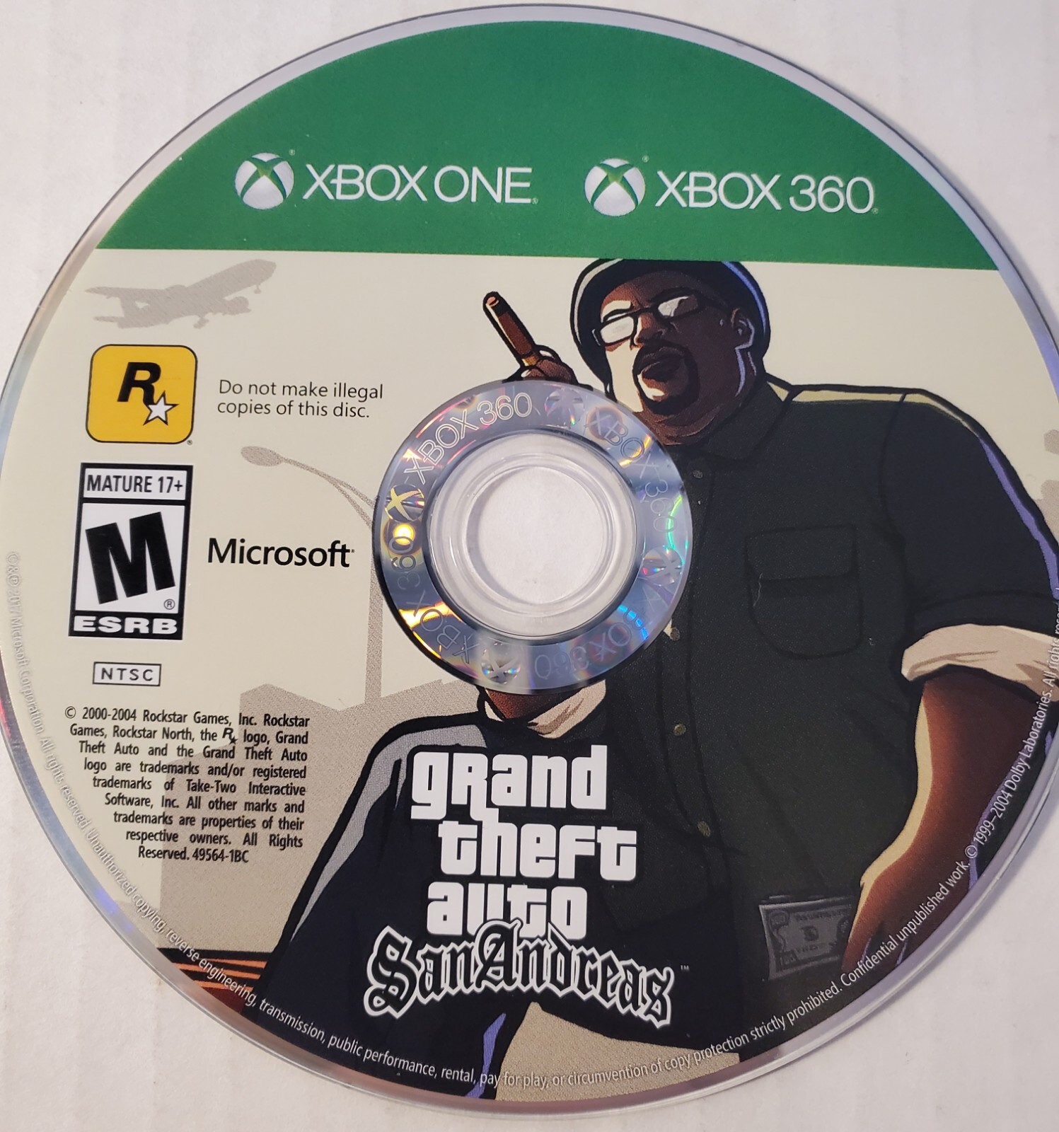 Grand Theft Auto San Andreas Xbox 360 One GTA Complete CIB With Map grand-theft-auto-san-andreas-xbox-360-one-gta-complete-cib-with-map