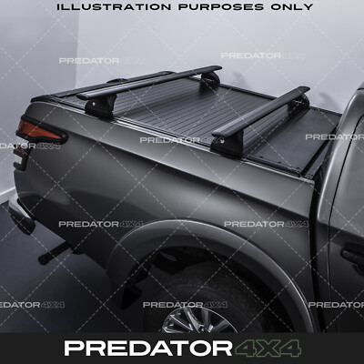 BLACK TRUCK BED CROSS BARS BED RAIL KIT CARGO RACK FOR FORD RANGER T6 ...