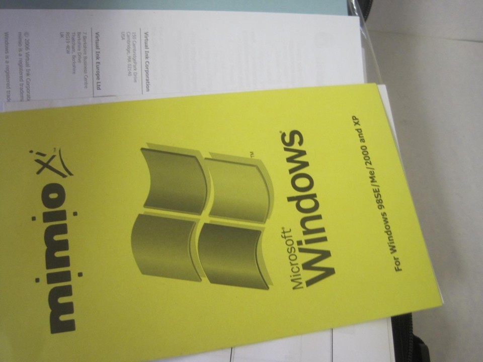 MIMIO CAPTURE KIT EASITEACH INTERACTIVE DEMO PACK/INK SYSTEM W/CASE ...