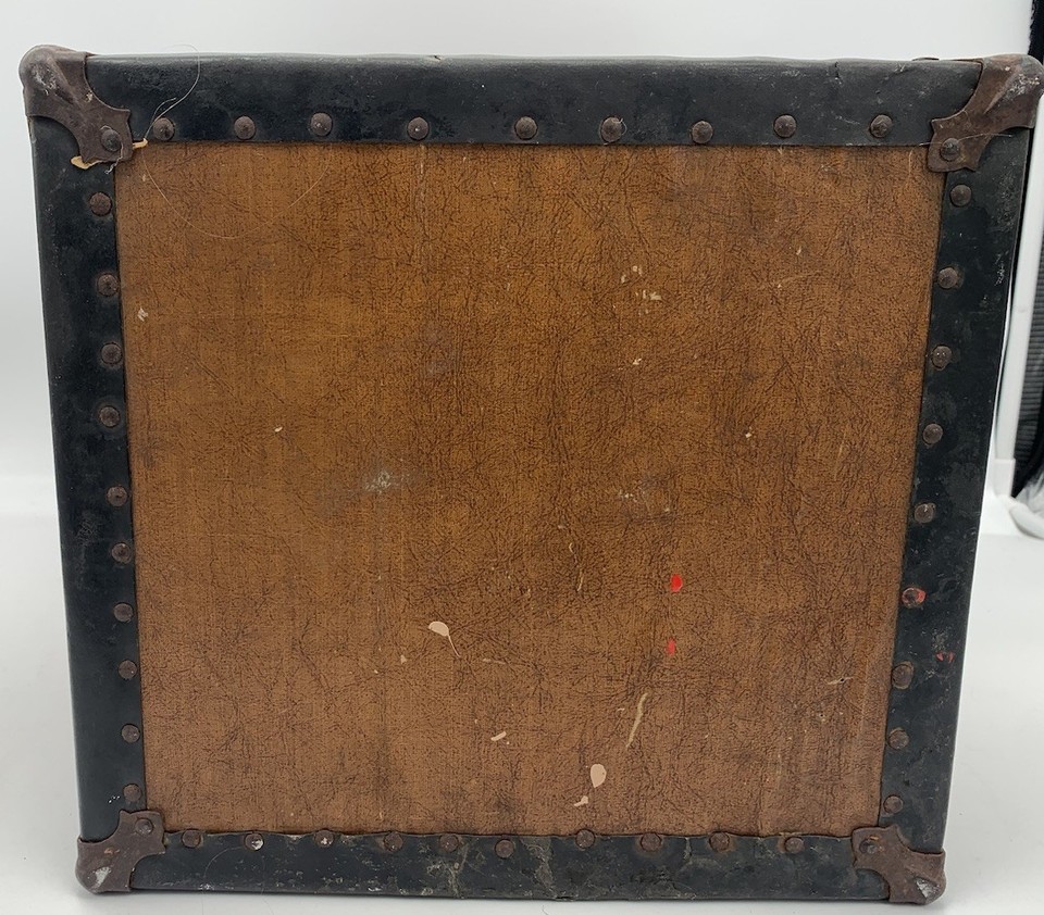 Antique Winship Doll Trunk 2 Door Travel Wardrobe 1923 E.M.P. Initials ...