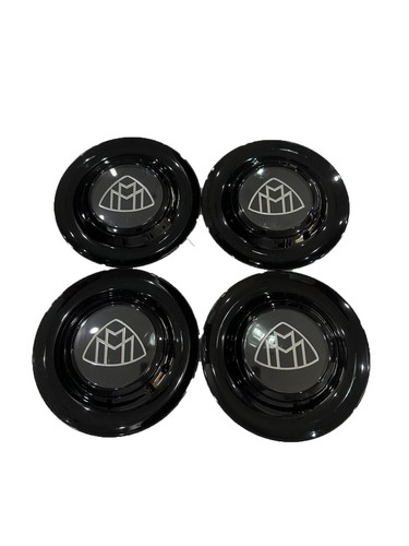 4 Pc Floating Center Caps with Mercedes Maybach Logo Forgiato XL Hubcap ...