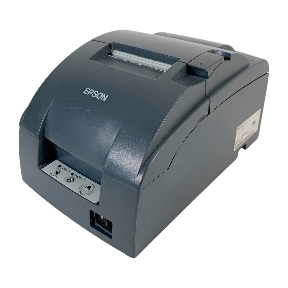 Epson TM-U220B M188B Dot Matrix POS Receipt Printer Ethernet USB No AC ...
