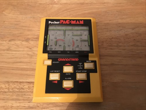 Grandstand Pocket PAC MAN 1983 Electronic Game - Fair Condition | eBay UK