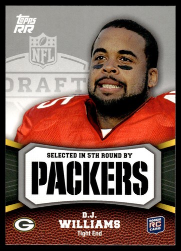 Topps 2011 Topps Rising Rookies #138 D.J. Williams Green Bay Packers ...