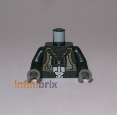 Lego Rebel Pilot A-wing Torso from Set 75003 A-wing Starfighter Star ...