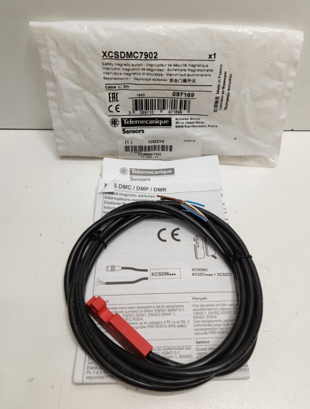 NEW OLD STOCK! TELEMECANIQUE 2M 24V SAFETY INTERLOCK SWITCH XCSDMC7902 ...