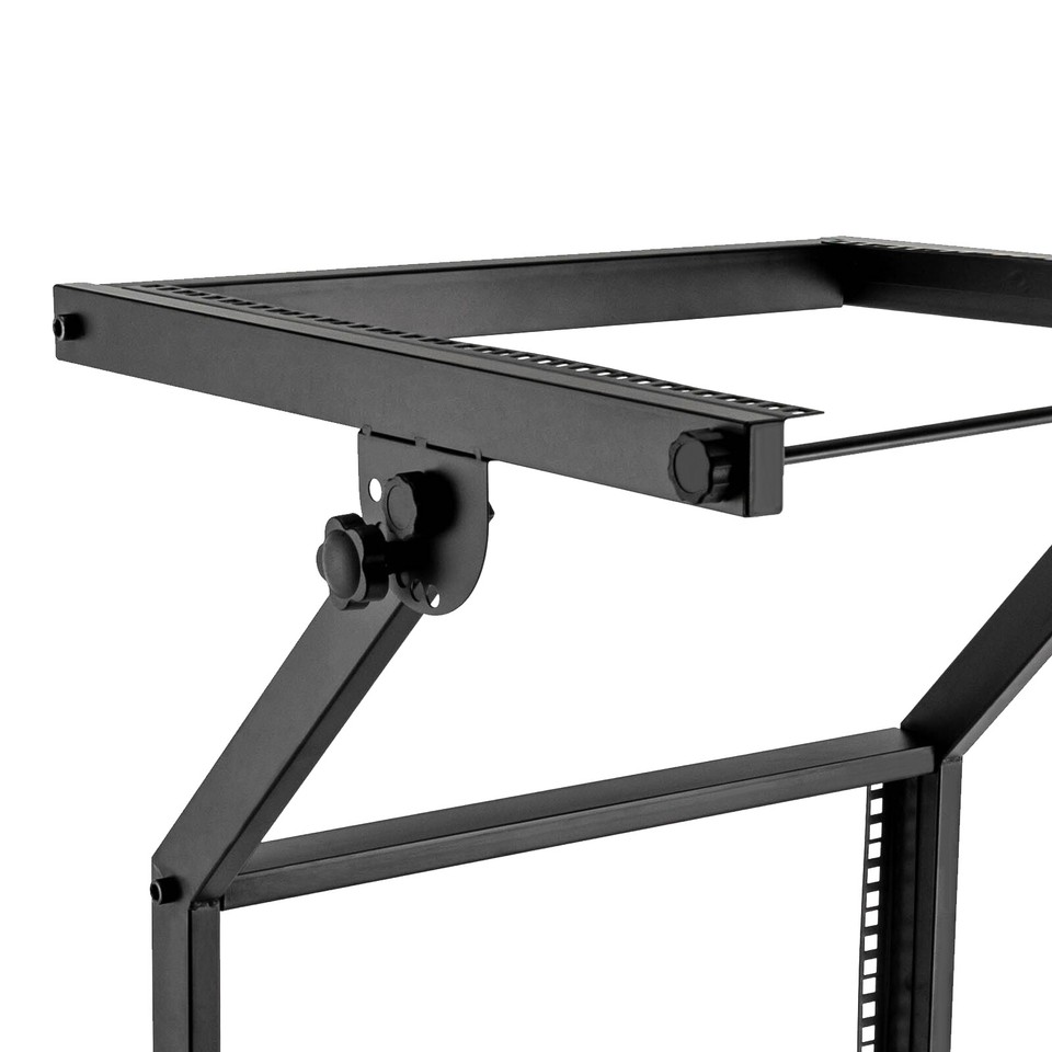 Pro Rolling Cart 9u Rack Dj Equipment Stand Desk Studio Mixer Case Dj ...