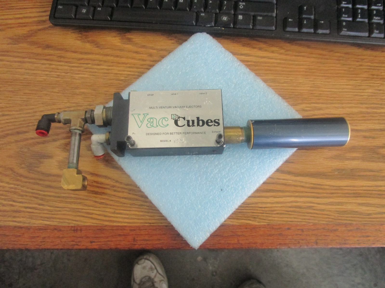 Vac Cubes Model: 180L Multi Venturi Vacuum Ejector with Silencer