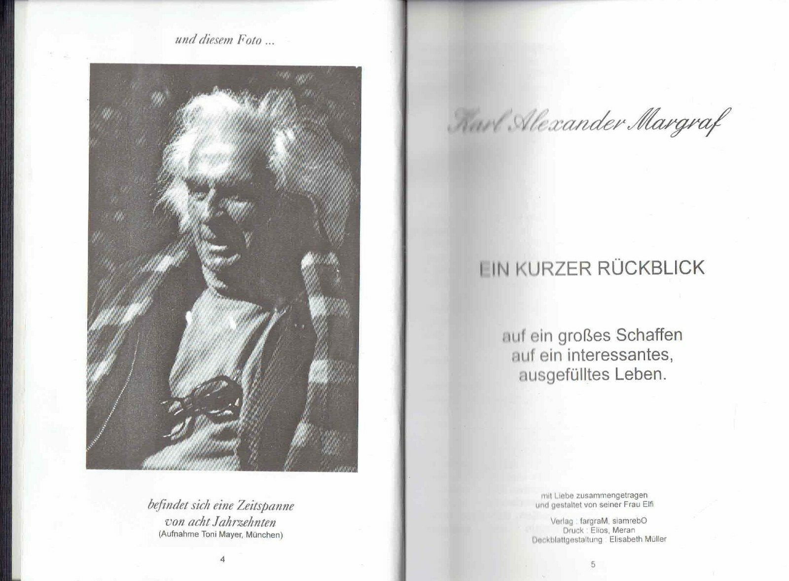 Karl Alexander Markgraf – Ein kurzer Rückblick Leben Biographie | eBay