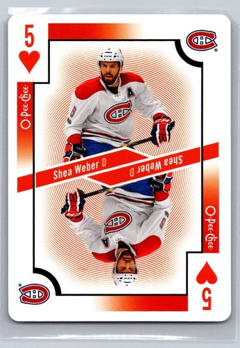 2017 O-Pee-Chee #5 Shea Weber Playing Cards Holofoil CANADIENS | eBay