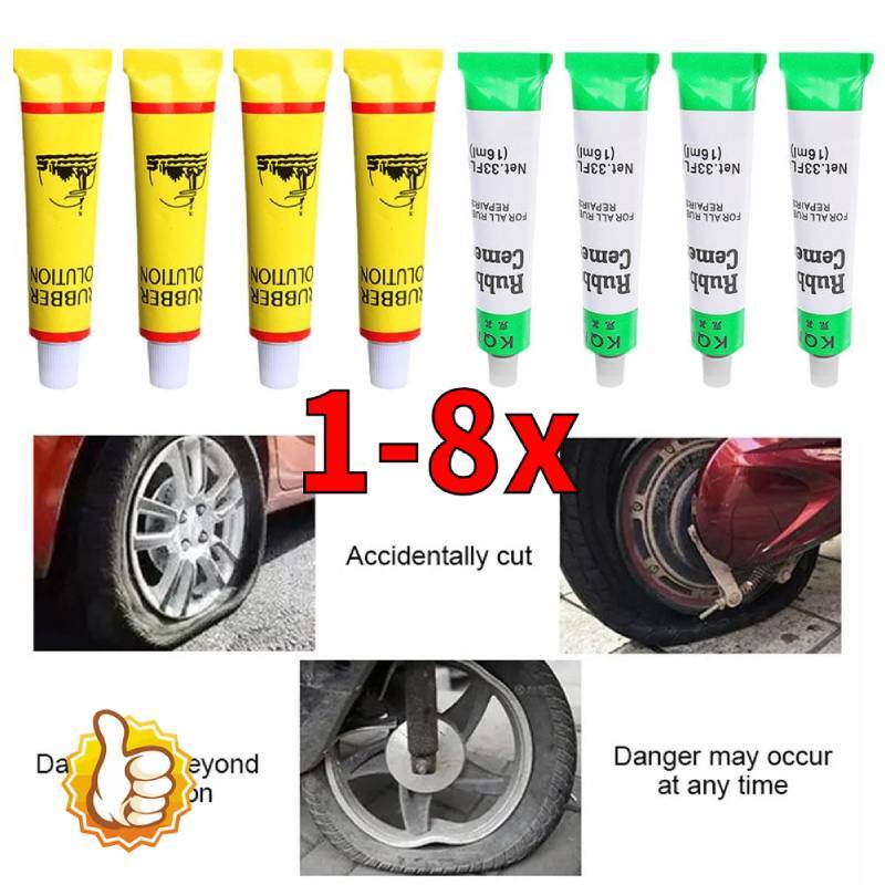 Rubber Solution Cement Puncture Glue Repair Bike Tyre Bicycle Hole Tire ...