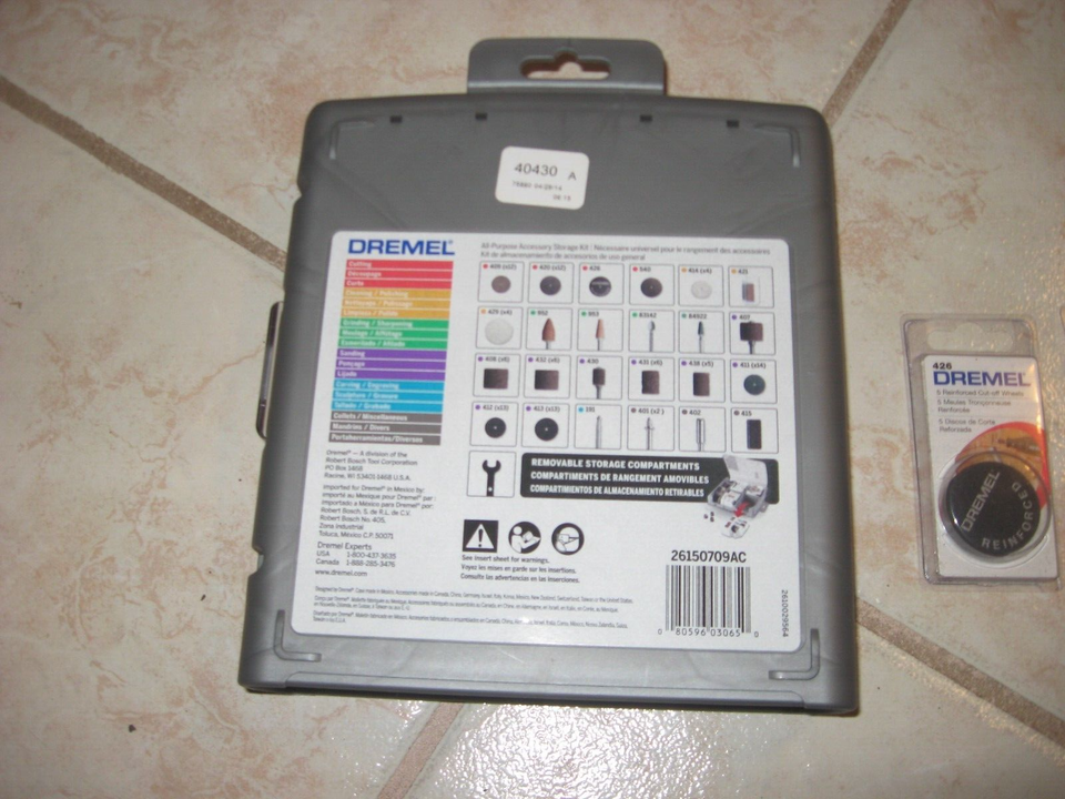NEW DREMEL Rotary Tool Set All-Purpose Accessory Kit Cut Carve Grind ...